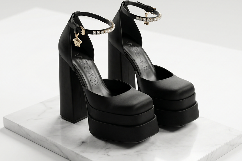 Prada Suede Mules Brown With Platform Sole – Roziera